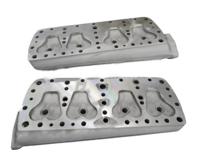 1933-35 Ford Aluminum cylinder heads (used resurfaced) for flat top ...