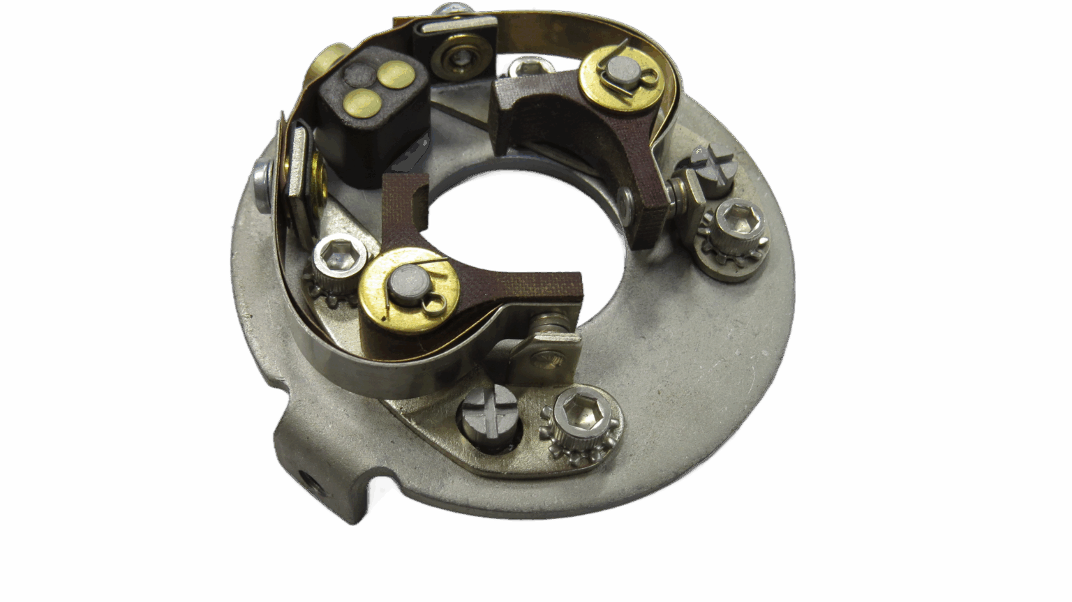 1936-41 Ford Distributor breaker plate assembly w/ new napa points and ...